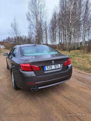 Brown BMW 5 Series 2013 in Tallinn, with an engine capacity of 2.00 L and mileage of 244 thousand km for 10900 €, photo 5 on AUTOMOTO.COM.LV
