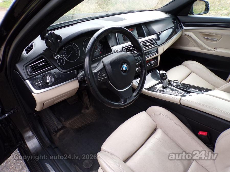 Brown BMW 5 Series 2016 in Tallinn, with an engine capacity of 2.00 L and mileage of 177 thousand km for 15300 €, photo 6 on AUTOMOTO.COM.LV
