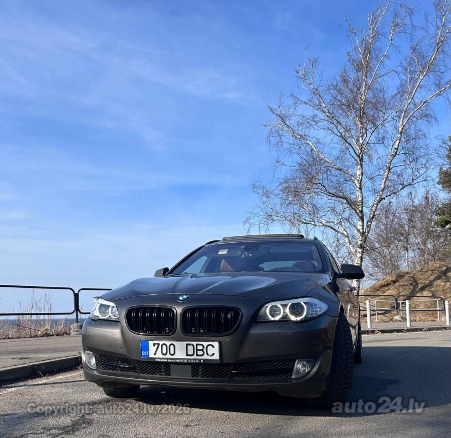Brown BMW 5 Series 2011 in Tallinn, with an engine capacity of 2.00 L and mileage of 338 thousand km for 12000 €, photo 1 on AUTOMOTO.COM.LV