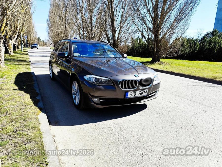 Brown BMW 5 Series 2011 in Tallinn, with an engine capacity of 3.00 L and mileage of 217 thousand km for 8900 €, photo 8 on AUTOMOTO.COM.LV