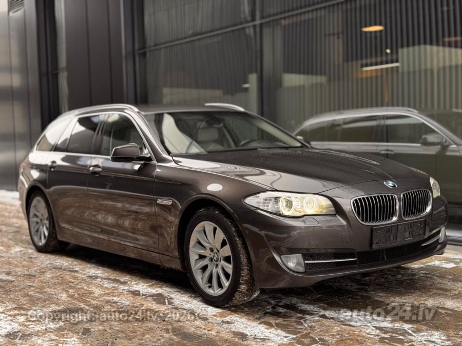 Brown BMW 5 Series 2012 in Tallinn, with an engine capacity of 2.00 L and mileage of 289 thousand km for 10299 €, photo 1 on AUTOMOTO.COM.LV