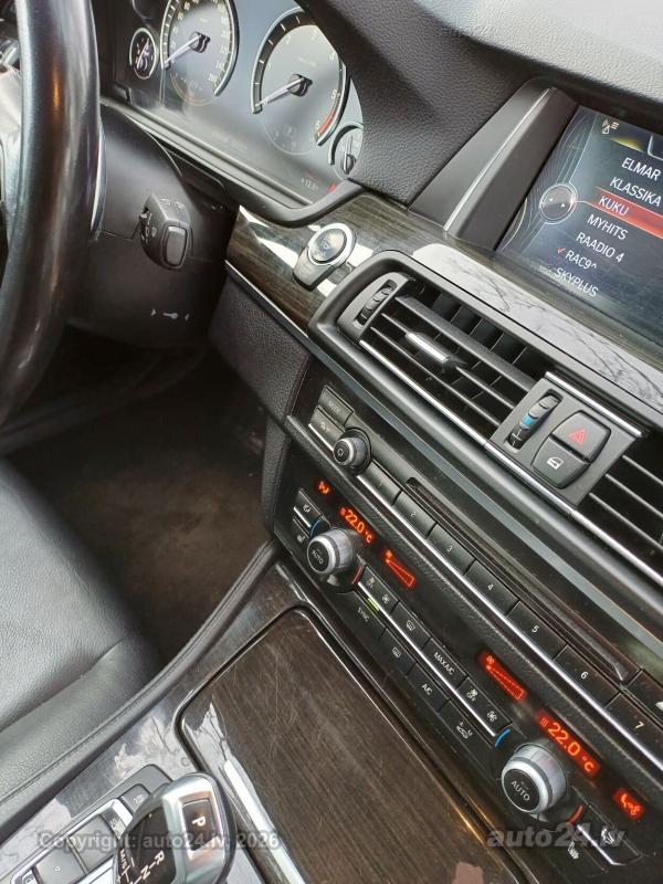 Brown BMW 5 Series 2013 in Paide, with an engine capacity of 2.00 L and mileage of 274 thousand km for 9500 €, photo 8 on AUTOMOTO.COM.LV