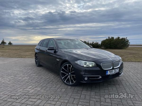 Brown BMW 5 Series 2014 in Tallinn, with an engine capacity of 3.00 L and mileage of 231 thousand km for 16900 €, photo 1 on AUTOMOTO.COM.LV