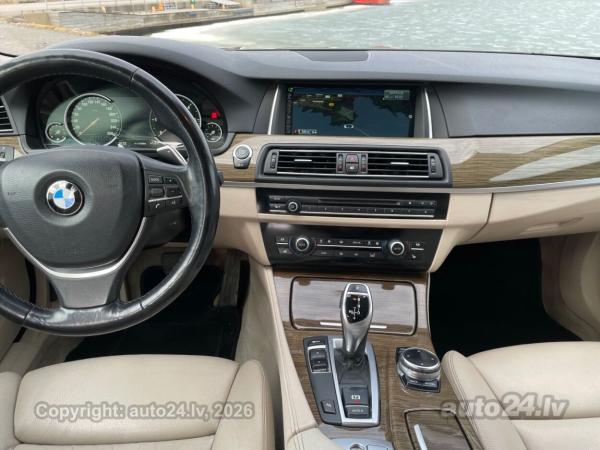 Brown BMW 5 Series 2014 in Tallinn, with an engine capacity of 3.00 L and mileage of 231 thousand km for 16900 €, photo 10 on AUTOMOTO.COM.LV