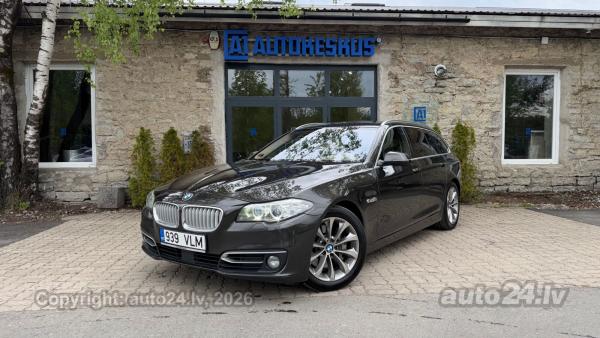 Brown BMW 5 Series 2014 in Tallinn, with an engine capacity of 3.00 L and mileage of 354 thousand km for 11990 €, photo 1 on AUTOMOTO.COM.LV