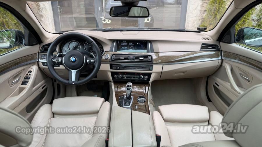 Brown BMW 5 Series 2014 in Tallinn, with an engine capacity of 3.00 L and mileage of 354 thousand km for 11990 €, photo 4 on AUTOMOTO.COM.LV