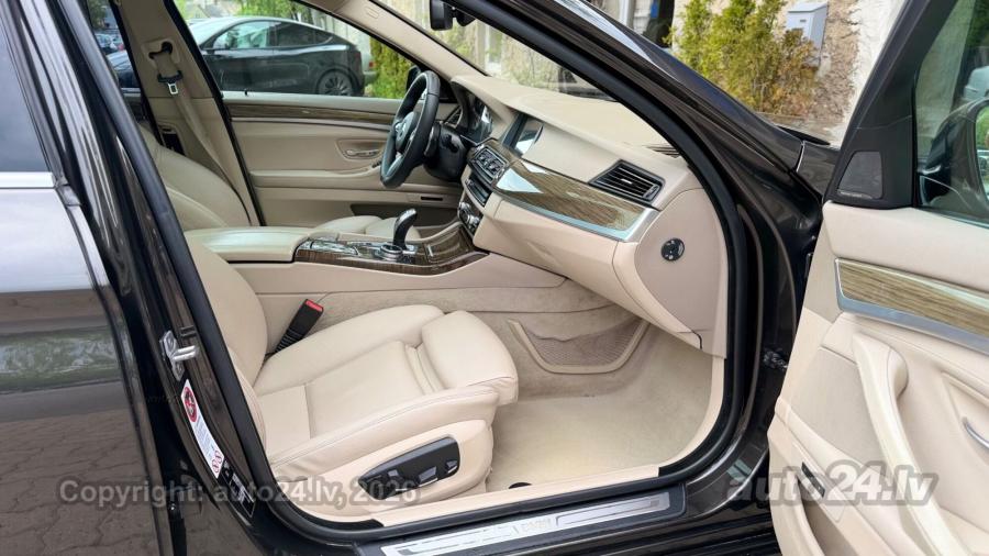 Brown BMW 5 Series 2014 in Tallinn, with an engine capacity of 3.00 L and mileage of 354 thousand km for 11990 €, photo 6 on AUTOMOTO.COM.LV