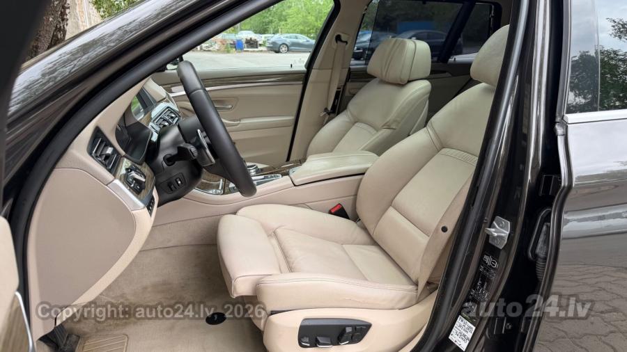 Brown BMW 5 Series 2014 in Tallinn, with an engine capacity of 3.00 L and mileage of 354 thousand km for 11990 €, photo 10 on AUTOMOTO.COM.LV