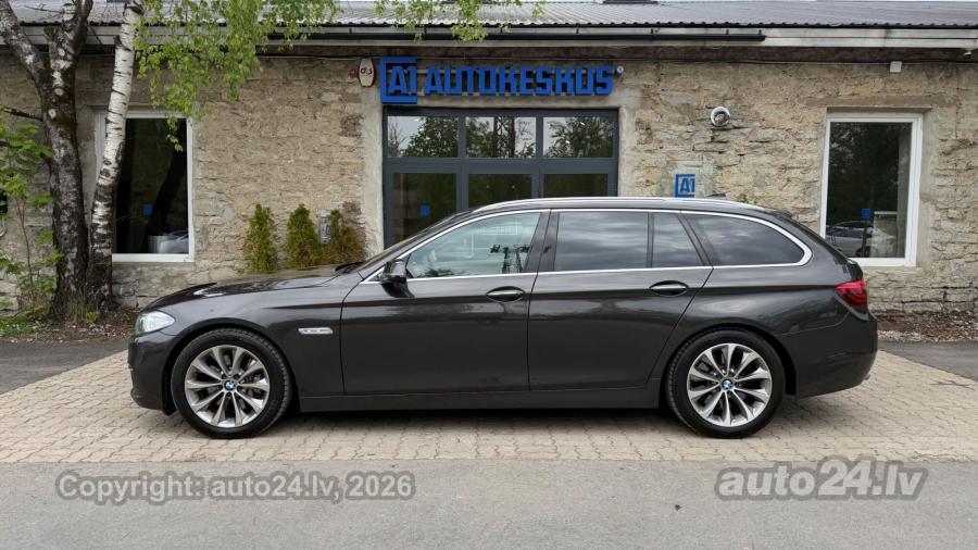 Brown BMW 5 Series 2014 in Tallinn, with an engine capacity of 3.00 L and mileage of 354 thousand km for 11990 €, photo 15 on AUTOMOTO.COM.LV