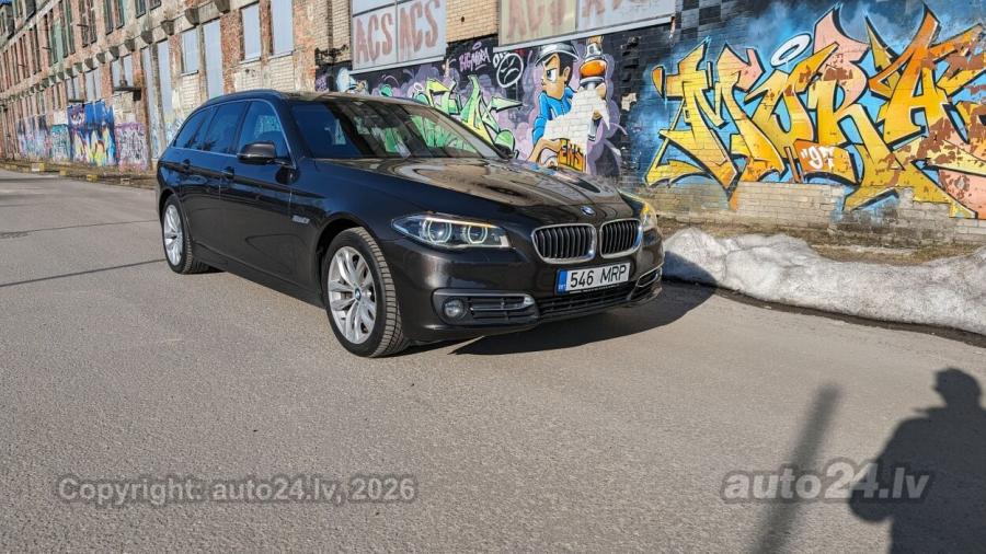 Brown BMW 5 Series 2016 in Tallinn, with an engine capacity of 3.00 L and mileage of 233 thousand km for 13900 €, photo 1 on AUTOMOTO.COM.LV