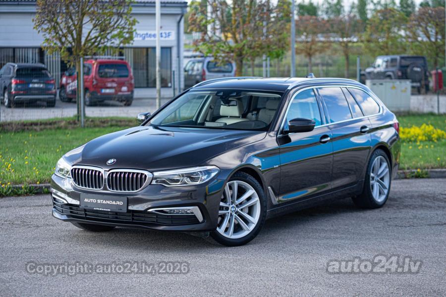 Brown BMW 5 Series 2017 in Tartu, with an engine capacity of 3.00 L and mileage of 125 thousand km for 24900 €, photo 6 on AUTOMOTO.COM.LV