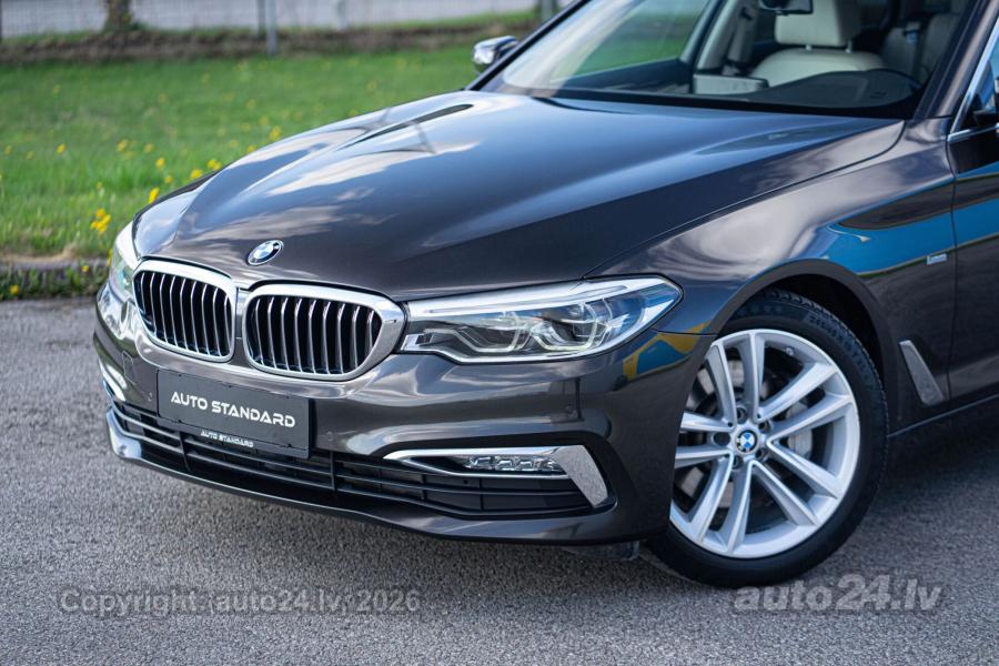 Brown BMW 5 Series 2017 in Tartu, with an engine capacity of 3.00 L and mileage of 125 thousand km for 24900 €, photo 7 on AUTOMOTO.COM.LV