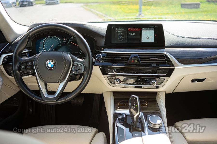 Brown BMW 5 Series 2017 in Tartu, with an engine capacity of 3.00 L and mileage of 125 thousand km for 24900 €, photo 20 on AUTOMOTO.COM.LV