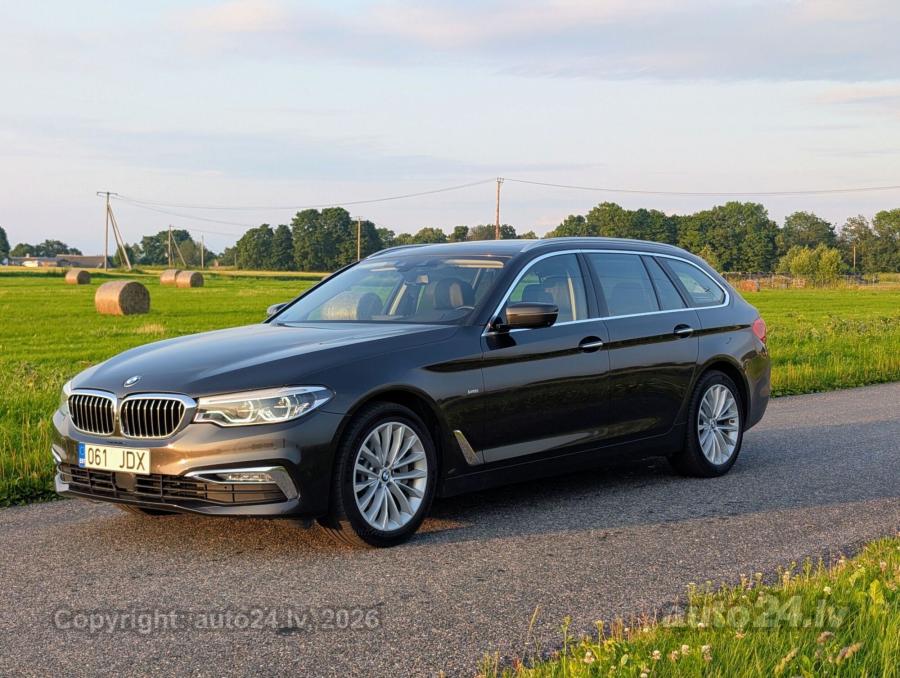 Brown BMW 5 Series 2017 in Tallinn, with an engine capacity of 2.00 L and mileage of 225 thousand km for 18999 €, photo 1 on AUTOMOTO.COM.LV