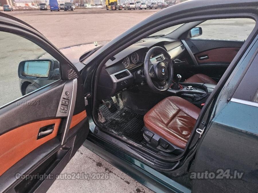 Zaļš BMW 5 Series 2004 Tallina, ar dzinēja tilpumu 3.00 L un nobraukumu 510 tūkst. km par 4500 €, foto 7 vietnē AUTOMOTO.COM.LV