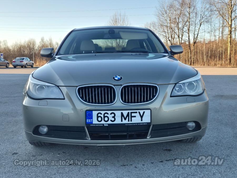 Green BMW 5 Series 2006 in Tallinn, with an engine capacity of 2.50 L and mileage of 264 thousand km for 4500 €, photo 7 on AUTOMOTO.COM.LV