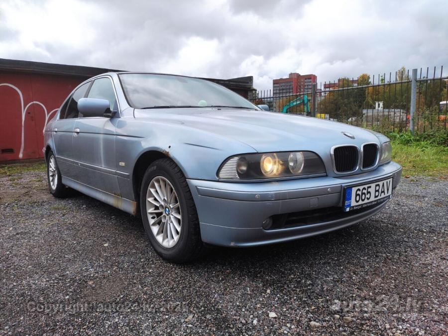 Grey BMW 5 Series 2002 in Tallinn, with an engine capacity of 2.90 L and mileage of 314 thousand km for 1499 €, photo 1 on AUTOMOTO.COM.LV