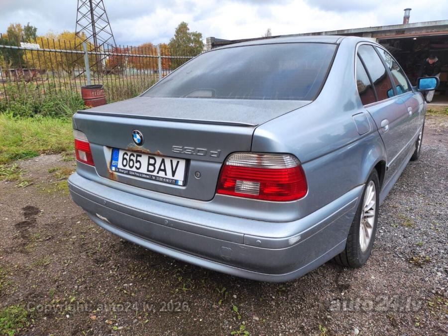 Grey BMW 5 Series 2002 in Tallinn, with an engine capacity of 2.90 L and mileage of 314 thousand km for 1499 €, photo 6 on AUTOMOTO.COM.LV