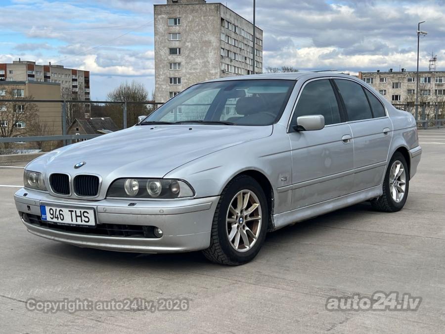 Pelēks BMW 5 Series 2003 Narva, ar dzinēja tilpumu 2.00 L un nobraukumu 347 tūkst. km par 999 €, foto 1 vietnē AUTOMOTO.COM.LV