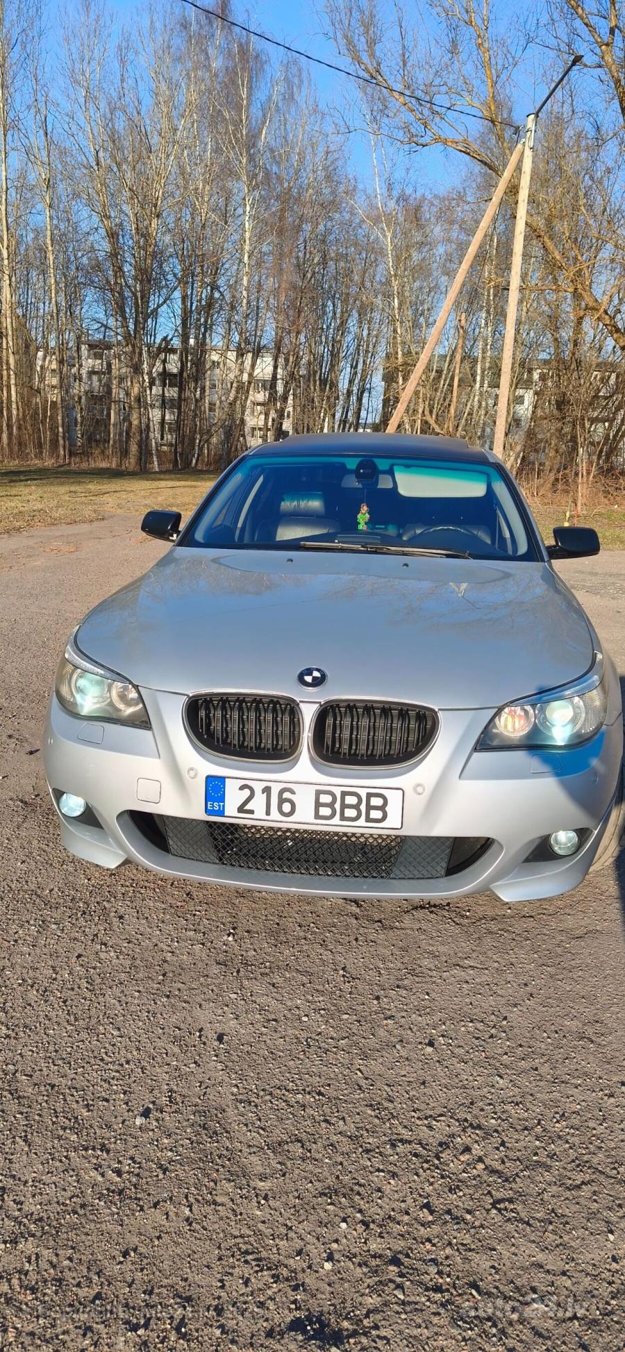Grey BMW 5 Series 2004 in Tallinn, with an engine capacity of 3.00 L and mileage of 421 thousand km for 5999 €, photo 3 on AUTOMOTO.COM.LV