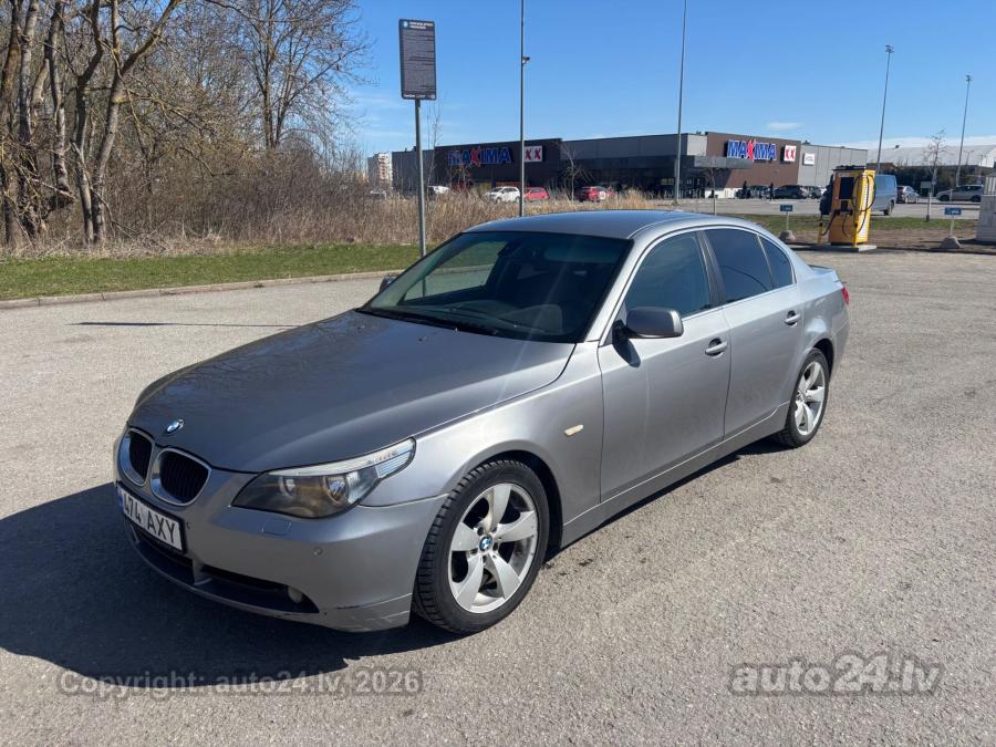 Pelēks BMW 5 Series 2004 Tallina, ar dzinēja tilpumu 2.20 L un nobraukumu 350 tūkst. km par 1699 €, foto 1 vietnē AUTOMOTO.COM.LV