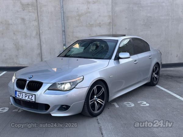 Grey BMW 5 Series 2005 in Tallinn, with an engine capacity of 3.00 L and mileage of 372 thousand km for 7290 €, photo 1 on AUTOMOTO.COM.LV