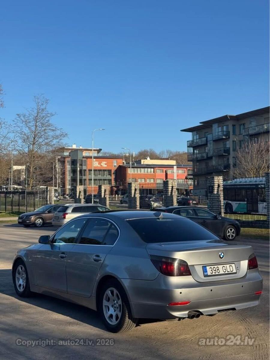 Grey BMW 5 Series 2005 in Tallinn, with an engine capacity of 3.00 L and mileage of 424 thousand km for 4100 €, photo 6 on AUTOMOTO.COM.LV