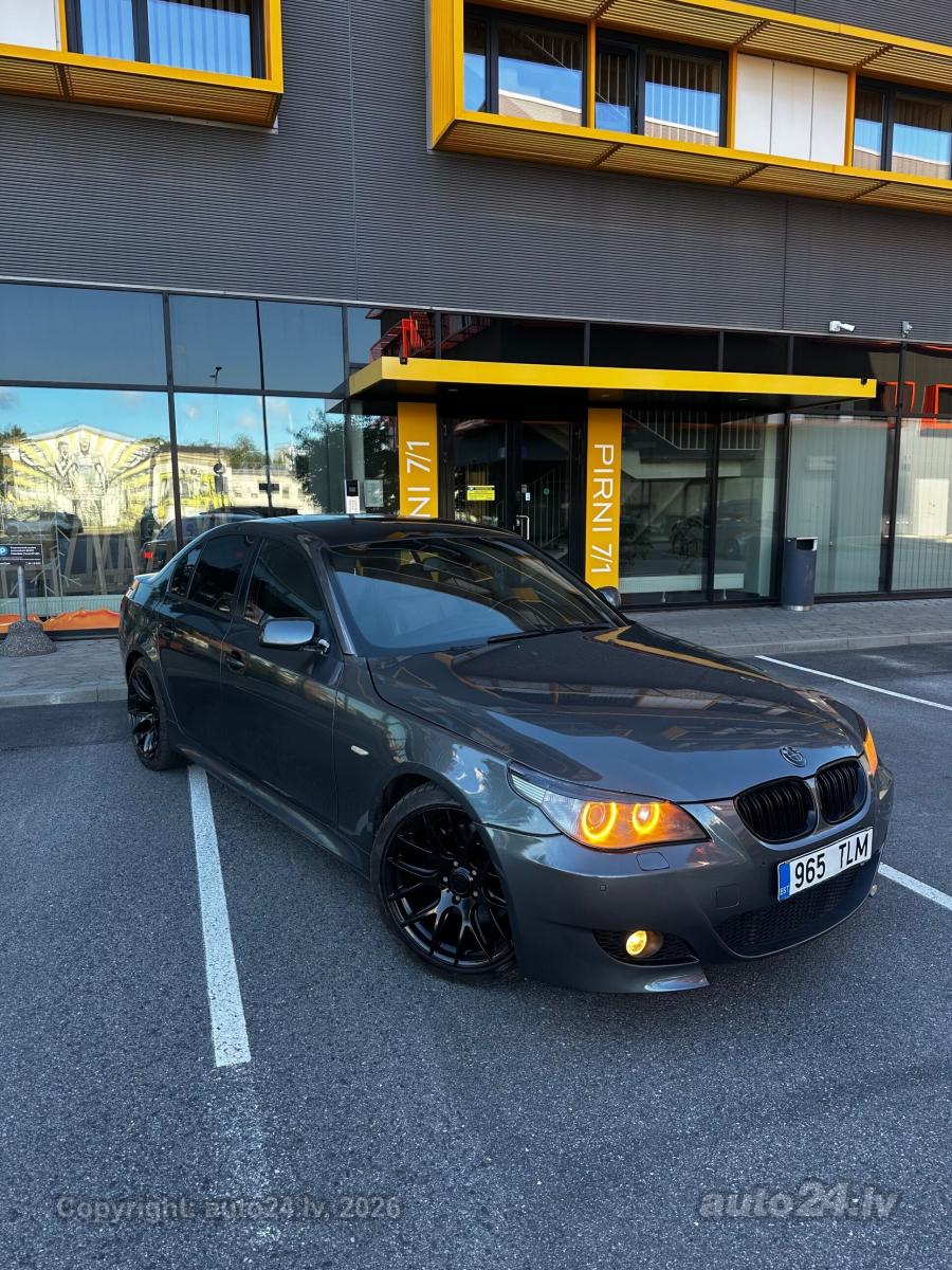 Pelēks BMW 5 Series 2005 Tallina, ar dzinēja tilpumu 3.00 L un nobraukumu 410 tūkst. km par 4499 €, foto 1 vietnē AUTOMOTO.COM.LV