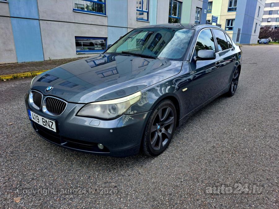Pelēks BMW 5 Series 2005 Tallina, ar dzinēja tilpumu 3.00 L un nobraukumu 356 tūkst. km par 4999 €, foto 3 vietnē AUTOMOTO.COM.LV