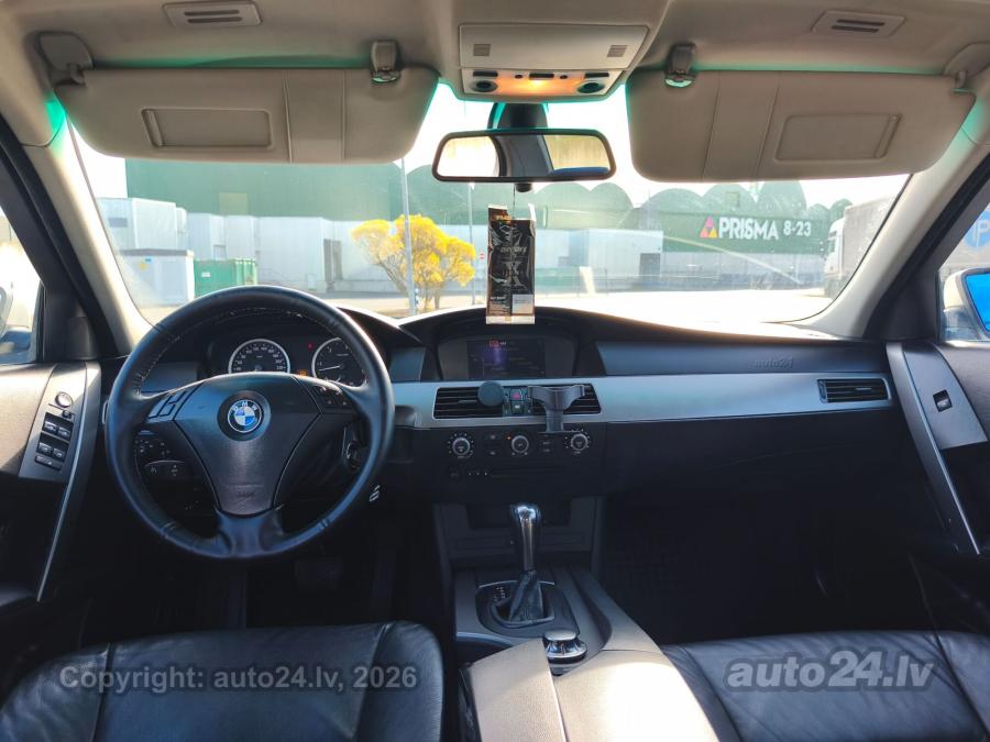 Pelēks BMW 5 Series 2005 Tallina, ar dzinēja tilpumu 2.50 L un nobraukumu 0 tūkst. km par 3499 €, foto 11 vietnē AUTOMOTO.COM.LV