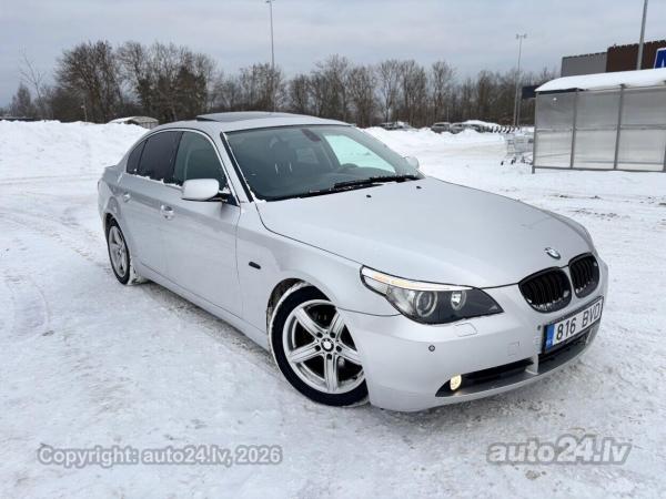 Grey BMW 5 Series 2006 in Tallinn, with an engine capacity of 3.00 L and mileage of 450 thousand km for 3499 €, photo 1 on AUTOMOTO.COM.LV