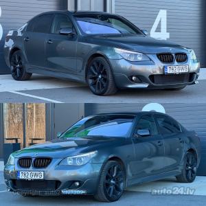 Grey BMW 5 Series 2006 in Tallinn, with an engine capacity of 3.00 L and mileage of 296 thousand km for 5990 €, photo 11 on AUTOMOTO.COM.LV