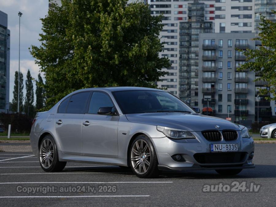 Grey BMW 5 Series 2006 in Riga, with an engine capacity of 3.00 L and mileage of 378 thousand km for 5790 €, photo 1 on AUTOMOTO.COM.LV