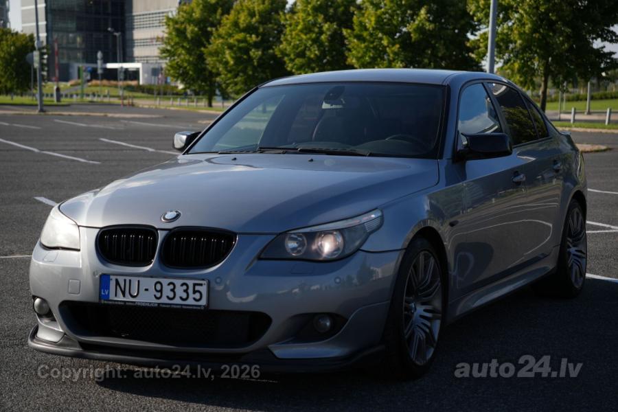 Grey BMW 5 Series 2006 in Riga, with an engine capacity of 3.00 L and mileage of 378 thousand km for 5790 €, photo 4 on AUTOMOTO.COM.LV