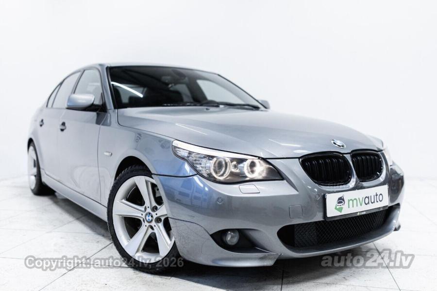 Grey BMW 5 Series 2008 in Tallinn, with an engine capacity of 3.00 L and mileage of 301 thousand km for 5990 €, photo 3 on AUTOMOTO.COM.LV