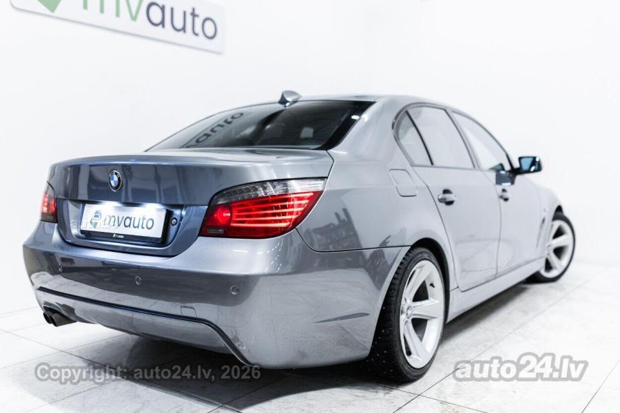 Grey BMW 5 Series 2008 in Tallinn, with an engine capacity of 3.00 L and mileage of 301 thousand km for 5990 €, photo 6 on AUTOMOTO.COM.LV