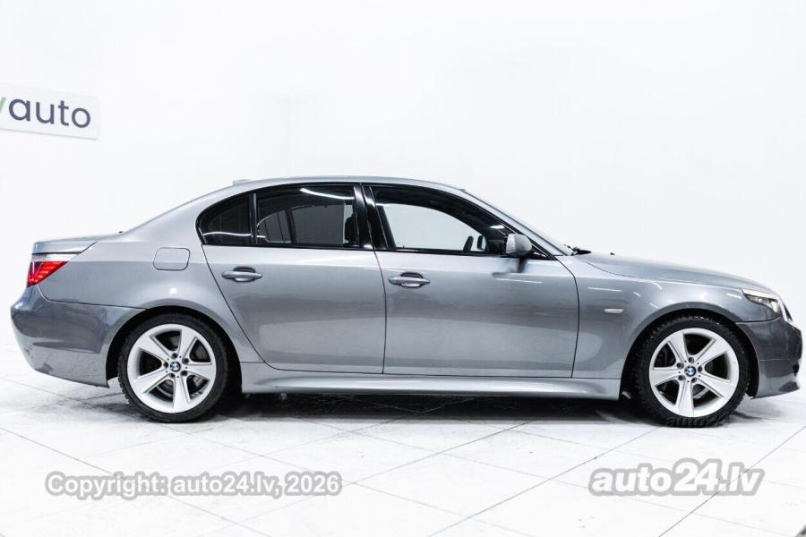 Grey BMW 5 Series 2008 in Tallinn, with an engine capacity of 3.00 L and mileage of 301 thousand km for 5990 €, photo 9 on AUTOMOTO.COM.LV