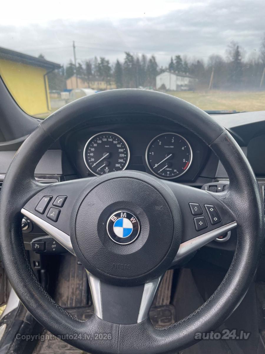 Pelēks BMW 5 Series 2008 Tallina, ar dzinēja tilpumu 2.00 L un nobraukumu 346 tūkst. km par 4500 €, foto 8 vietnē AUTOMOTO.COM.LV