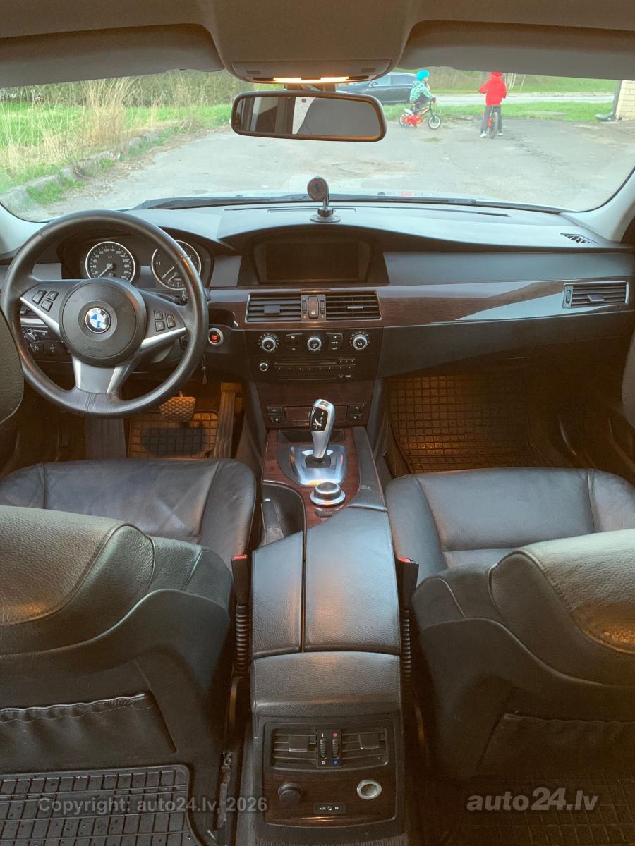 Pelēks BMW 5 Series 2008 Tartu, ar dzinēja tilpumu 3.00 L un nobraukumu 314 tūkst. km par 5500 €, foto 6 vietnē AUTOMOTO.COM.LV