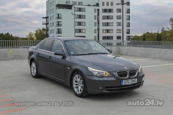Grey BMW 5 Series 2009 in Tallinn, with an engine capacity of 3.00 L and mileage of 338 thousand km for 5999 €, photo 1 on AUTOMOTO.COM.LV
