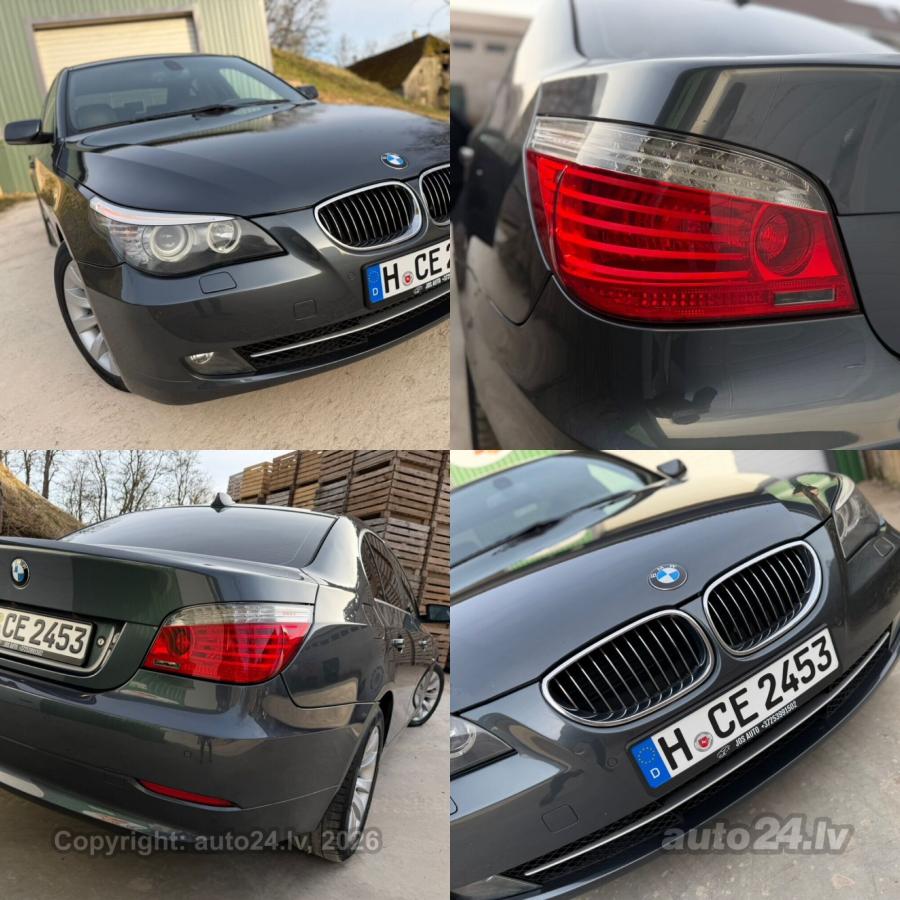 Pelēks BMW 5 Series 2009 Viljandi, ar dzinēja tilpumu 3.00 L un nobraukumu 362 tūkst. km par 7290 €, foto 24 vietnē AUTOMOTO.COM.LV
