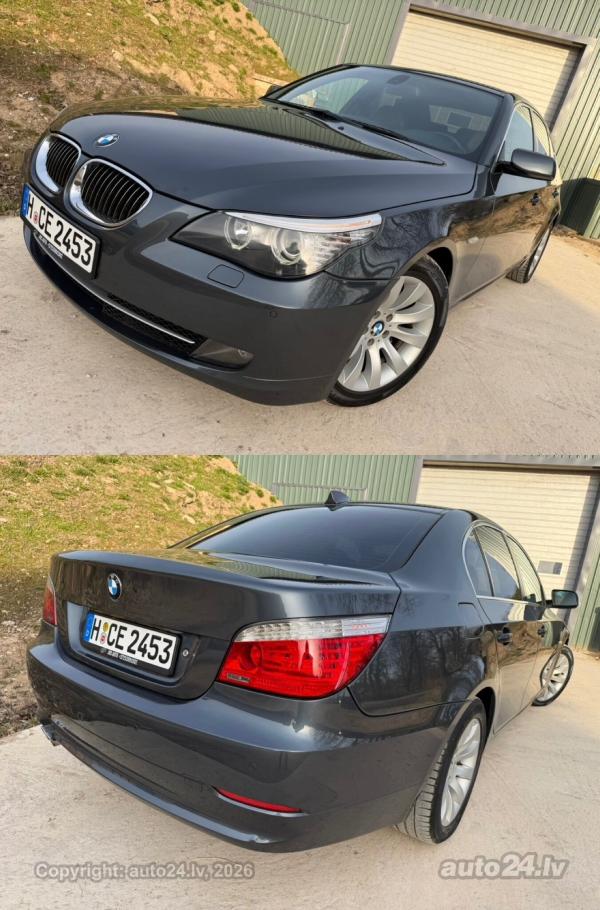 Pelēks BMW 5 Series 2009 Viljandi, ar dzinēja tilpumu 3.00 L un nobraukumu 362 tūkst. km par 7290 €, foto 5 vietnē AUTOMOTO.COM.LV