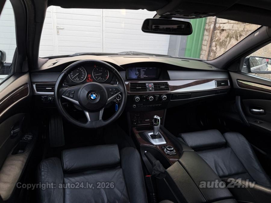 Grey BMW 5 Series 2009 in Viljandi, with an engine capacity of 3.00 L and mileage of 362 thousand km for 7290 €, photo 9 on AUTOMOTO.COM.LV