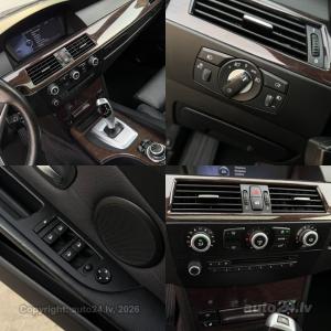 Grey BMW 5 Series 2009 in Viljandi, with an engine capacity of 3.00 L and mileage of 362 thousand km for 7290 €, photo 14 on AUTOMOTO.COM.LV