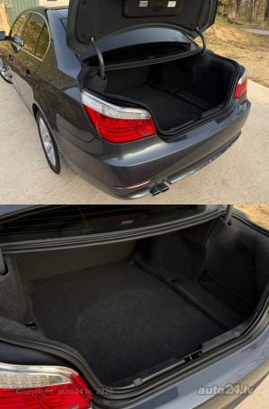 Grey BMW 5 Series 2009 in Viljandi, with an engine capacity of 3.00 L and mileage of 362 thousand km for 7290 €, photo 26 on AUTOMOTO.COM.LV