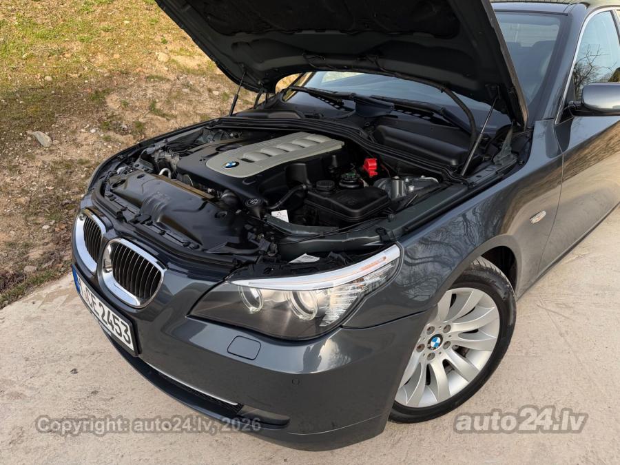 Grey BMW 5 Series 2009 in Viljandi, with an engine capacity of 3.00 L and mileage of 362 thousand km for 7290 €, photo 27 on AUTOMOTO.COM.LV