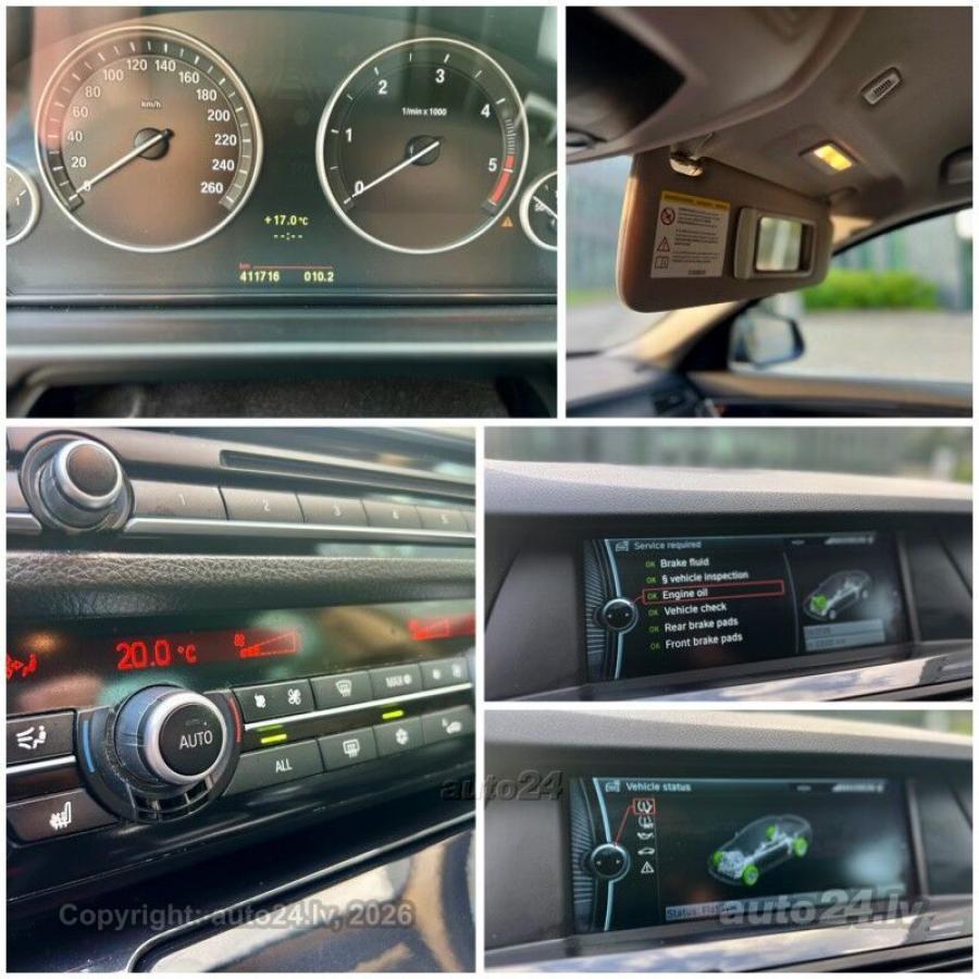 Pelēks BMW 5 Series 2010 Tallina, ar dzinēja tilpumu 3.00 L un nobraukumu 411 tūkst. km par 8999 €, foto 18 vietnē AUTOMOTO.COM.LV