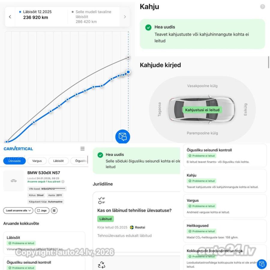 Серый БМВ 5 Серия 2011 в Таллин, объемом двигателя 3.00 л и пробегом 237 тыс. км за 11900 €, фото 20 на AUTOMOTO.COM.LV