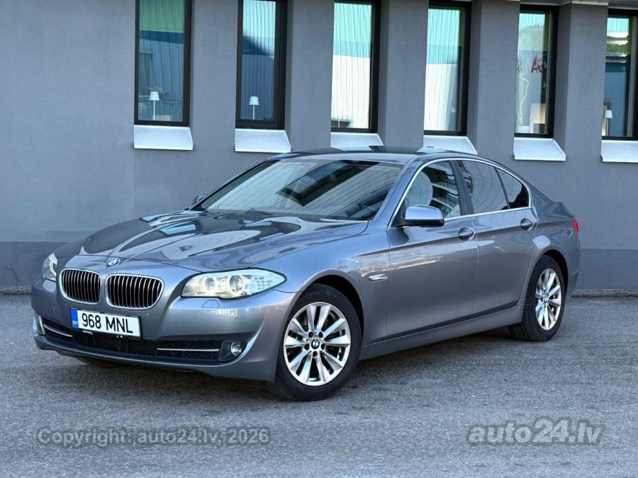 Grey BMW 5 Series 2011 in Tallinn, with an engine capacity of 3.00 L and mileage of 121 thousand km for 9900 €, photo 1 on AUTOMOTO.COM.LV
