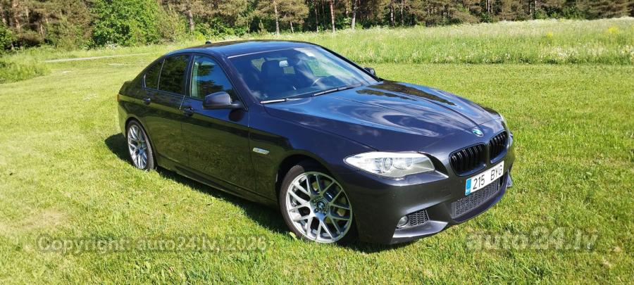 Grey BMW 5 Series 2013 in Tallinn, with an engine capacity of 2.00 L and mileage of 215 thousand km for 14500 €, photo 4 on AUTOMOTO.COM.LV
